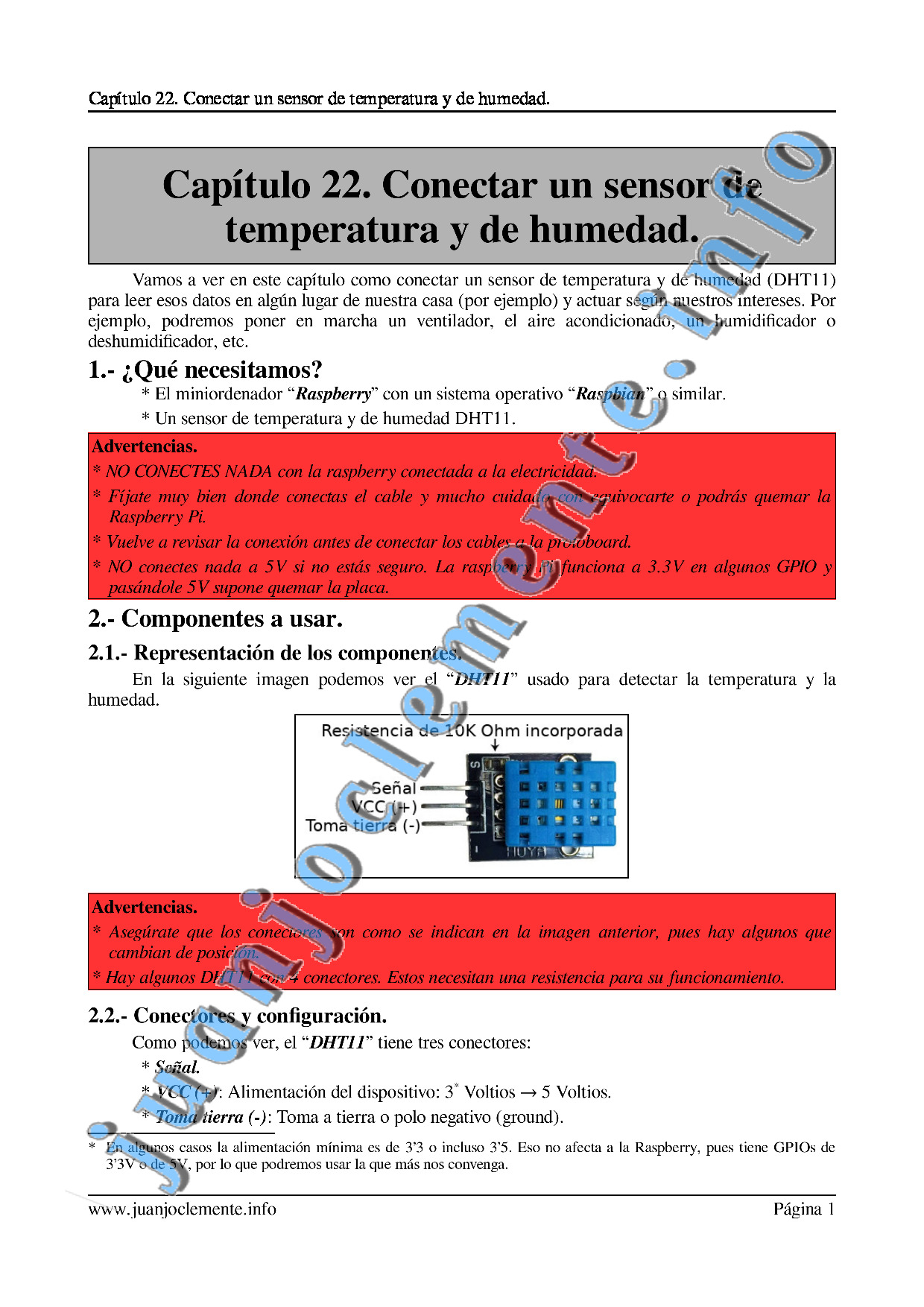 Raspberry (22): Conectar un sensor de temperatura y de humedad. – Blog ...